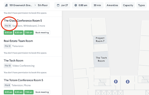 How can I check the occupancy level of a WorkPlace meeting room ...