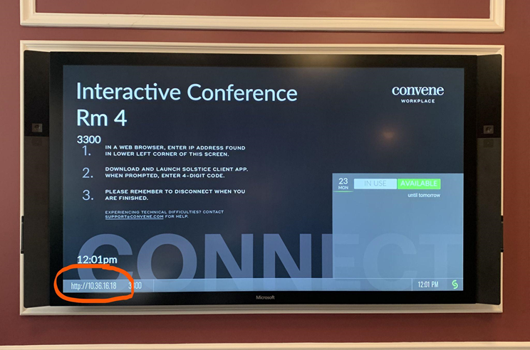 How do I share my computer's screen to the display? – Convene Support